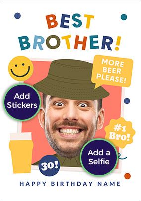 Funky Faces Cards - Add Their Face! | Funky Pigeon