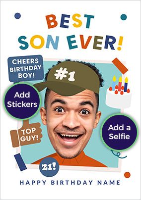 Funky Faces Cards - Add Their Face! | Funky Pigeon
